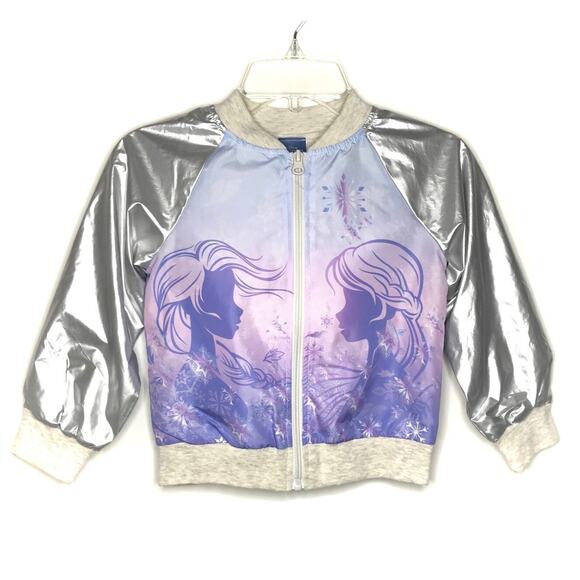 Disney | Jackets & Coats | Disney Frozen Ii Anna Elsa Girls Jacket ...